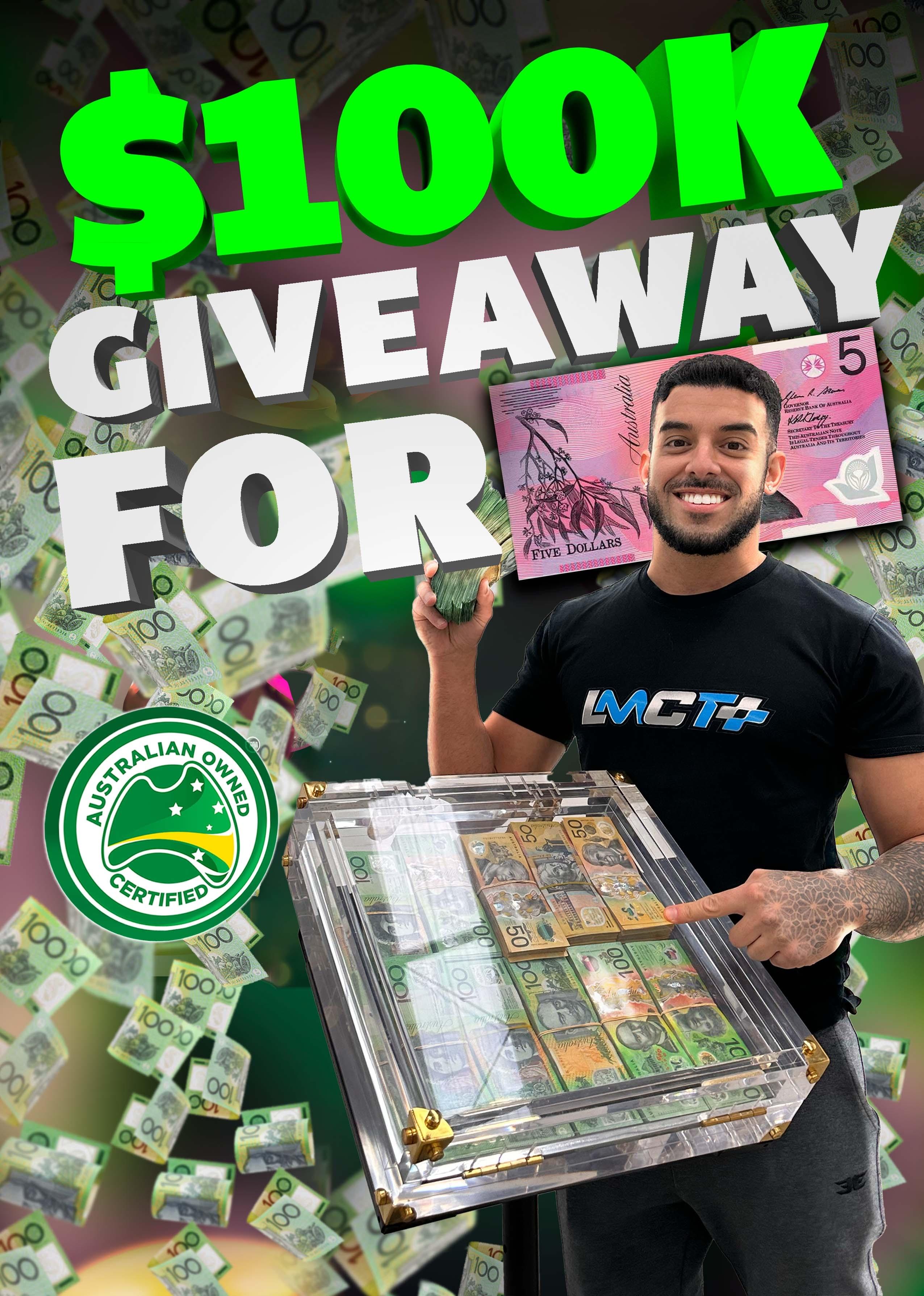  3X WIN 100K CASH TAX FREE TOMORROW